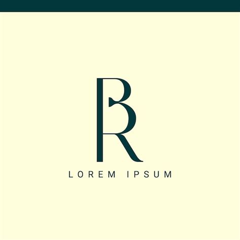 Premium Vector Br Monogram Br Initial Wedding Br Logo Company Br Icon