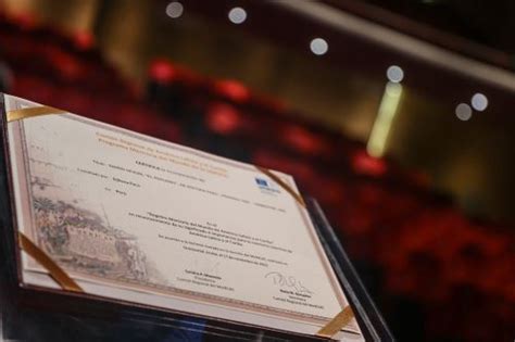 El Peruano Receives Certificate Of Inscription On UNESCO Memory Of The