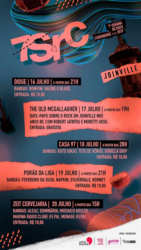 Confira A Agenda Da Semana Do Rock Catarinense Em Joinville Rifferama