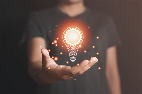 전구 아이콘 크리에이티브 새로운 아이디어 혁신 팀 브레인 스토밍 영감을주는 손 개념에 대한 스톡 사진 및 기타 이미지 개념