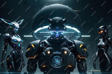 Premium Ai Image Ai Robotics Showcase Event Advancements On Display