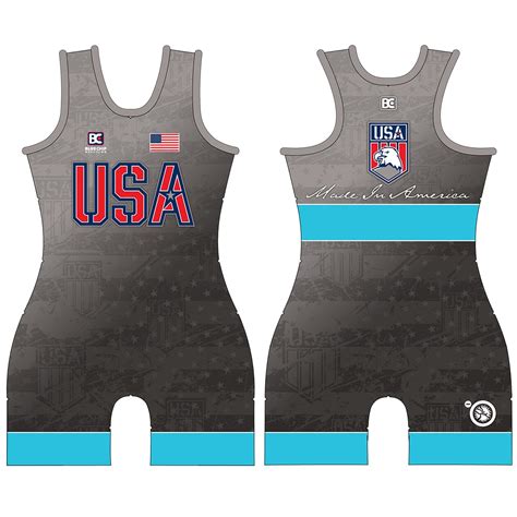 Sublimated Wrestling Singlets Blue Chip Wrestling