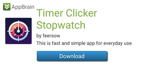 Timer Clicker Stopwatch For Android Free App Download