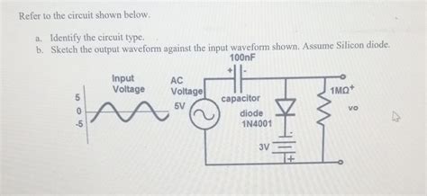 Solved Refer To The Circuit Shown Below A Identify The Chegg