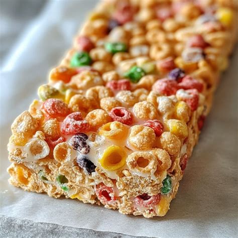 Easy Trix Cereal Bars 3 Ingredient Grab And Go Treat