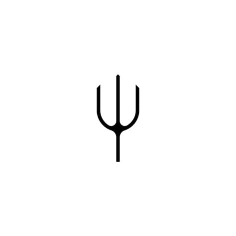Premium Vector Trident Logo Template Vector Icon