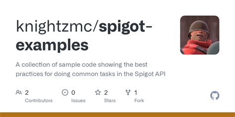 GitHub Knightzmc Spigot Examples A Collection Of Sample Code Showing