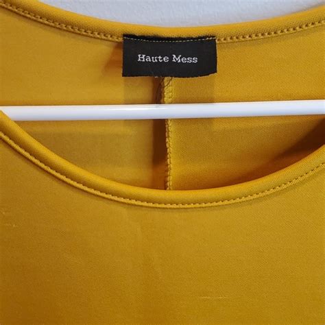 Haute Mess Tops Haute Mess Gwaine Lancelot Top Tee Shirt Yellow