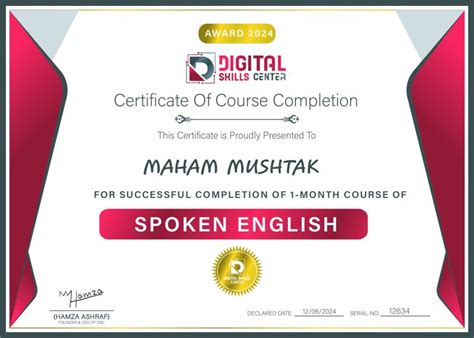 Maham Mushtaq On Linkedin Professionaldevelopment Continuouslearning Spokenenglish
