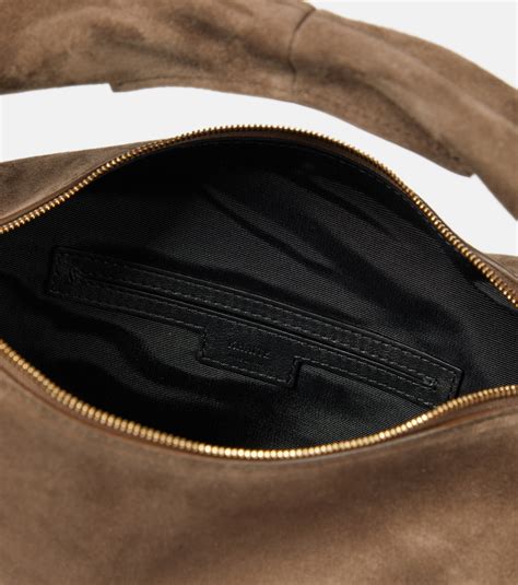브라운 Olivia 미디엄 스웨이드 토트 백 Khaite Mytheresa
