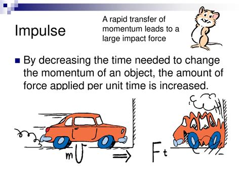 Impulse Chapter 82 An Impulse Occurs When Momentum Is Transferred