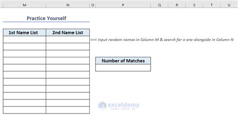 How To Count Matches In Two Columns In Excel 5 Easy Ways
