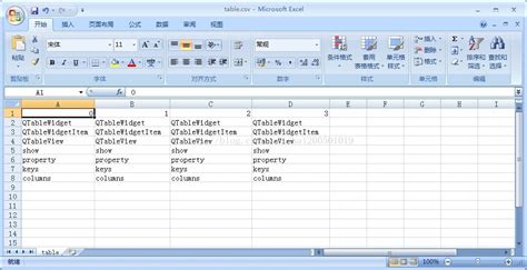 Qtablewidget 导出到表格qtablewidget导出至excel Csdn博客