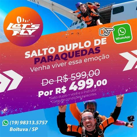 Saltar De Paraquedas Lets Fly Paraquedismo