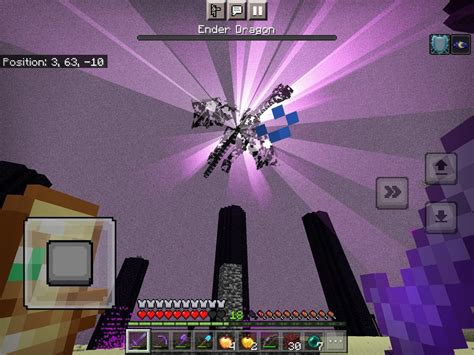 Just Defeated The Ender Dragon D Rminecraftpe