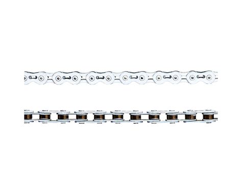 KMC K710SL SuperLite Kool Single Speed Chain White 100 Links Dan