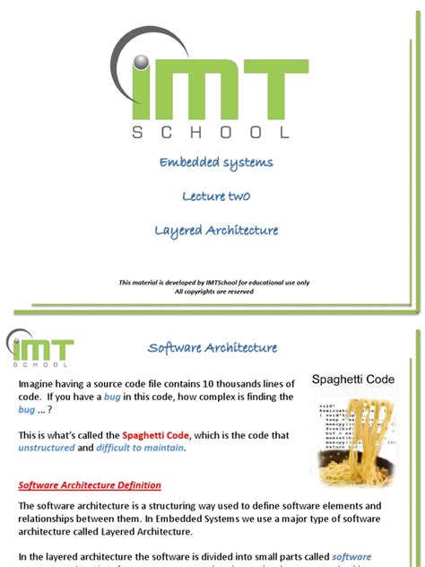 Lec 2 Layered Architecture Pdf Application Software Software