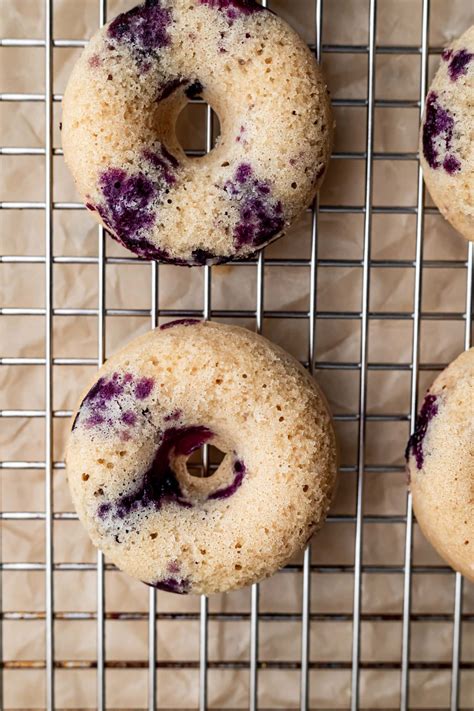Lemon Blueberry Mochi Donuts One Bowl Recipe Cooking Therapy