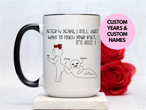I Love Your Butt Custom Coffee Mug Personalized T For Her Couple