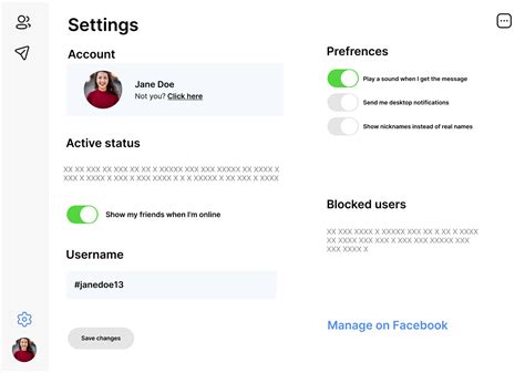 Settings UI UX Behance