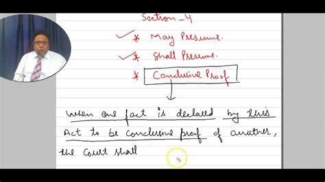 SECTION 4 OF INDIAN EVIDENCE ACT 1872 YouTube