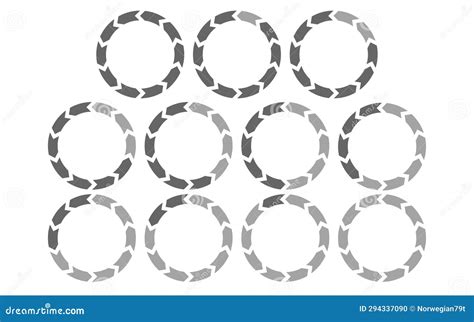 Simple Monochrome Progress Bar Infographic Stock Vector Illustration Of Progress Flat 294337090