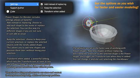 Power Shapes Add On For Blender Superhive Formerly Blender Market