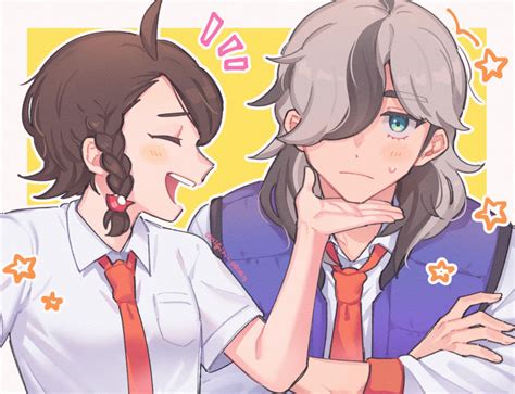 Juliana And Arven Pokemon And 2 More Drawn By Meshionigiripkmn
