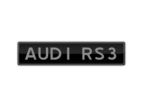 Audi Rs3 Never Used Audi Rs3 Number Plates For Sale Qld Mrplates