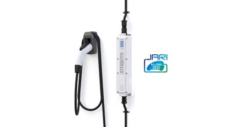 新電元「見せない普通充電器」が安全技術基準jari認証を取得。ev充電器補助金対象に。
