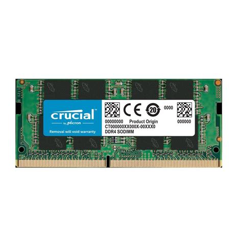 Memória Crucial 16gb 3200mhz Ddr4 Notebook 12v Ct16g4sfra32a