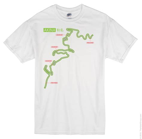 Akina Pass Course Map Tshirt Haruna Mt Akina Initial D Trueno Etsy