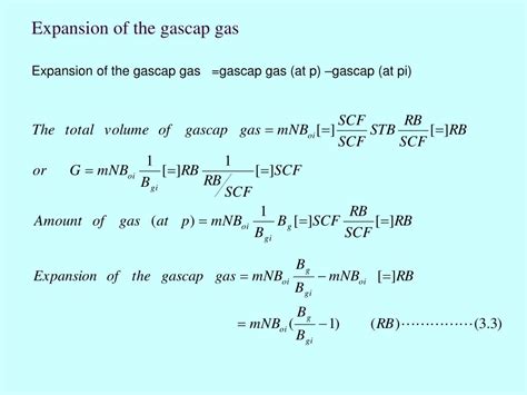 Ppt Chapter 3 Material Balance Applied To Oil Reservoirs Powerpoint