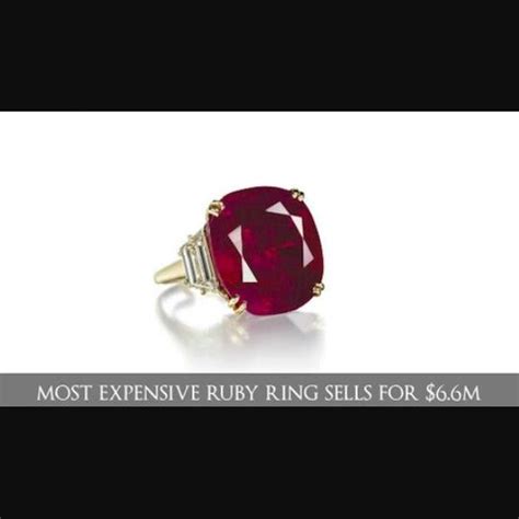 The Most Expensive Ruby Ruby Ring Jewelry Editor Featured Jewelry