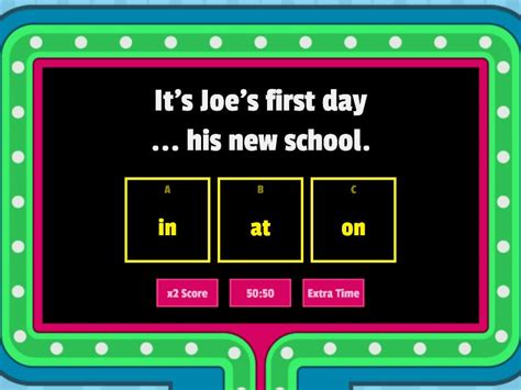 Reading Gameshow Quiz
