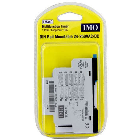Multi Function Timer TM C IMO Precision Controls Limited DIN Rail