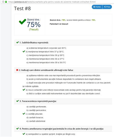 Examen Reatestare Asistent Medical