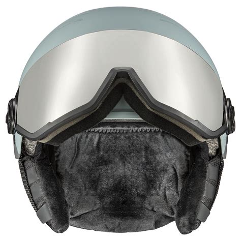 Uvex Wanted Visor Glacier Rhino Mat Ski Helmets Uvex Sports