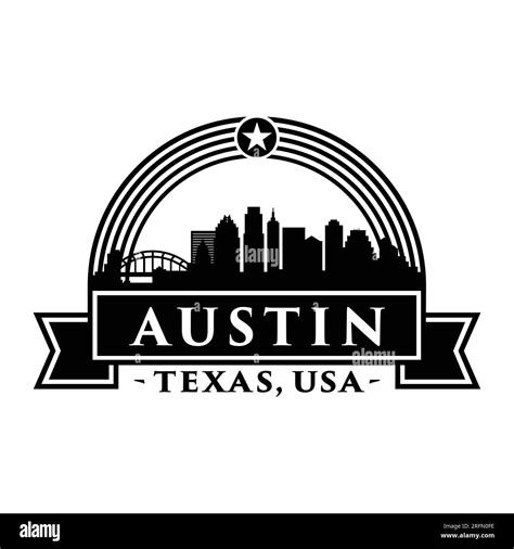 Austin Texas Logo Vector And Illustration Stock Vector Image And Art