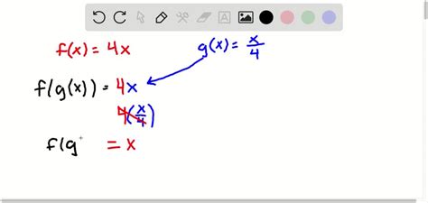 Solvedfind Fgx And Gfx And Determine Whether Each Pair Of