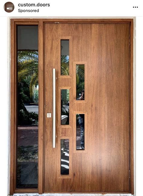 Modern Glass Insert Barn Door