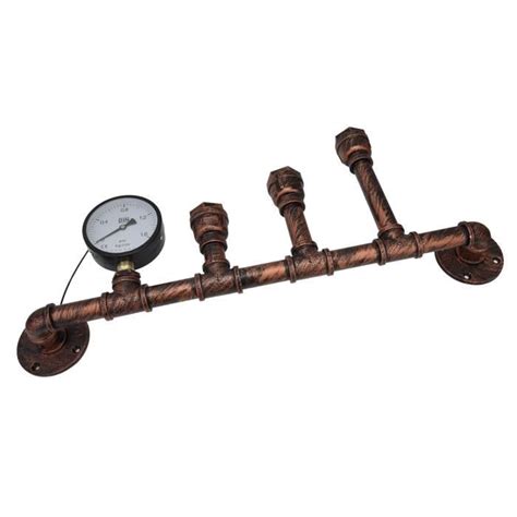 Omabeta Lampe de mur de tuyau d eau Applique en Fer Lumière de Conduite