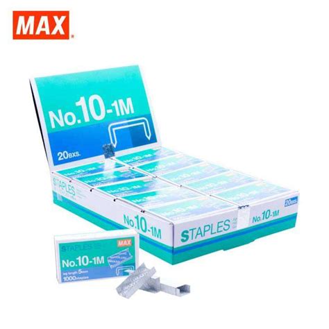 Original MAX No M Staples Bullet Dawai Kokot Ubat Stapler HD Small Boxes