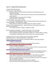 Understanding Capillary Filtration And Reabsorption Mechanisms Course