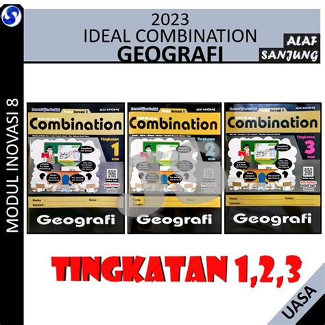 2023 MODUL INOVASI 8 IDEAL COMBINATION GEOGRAFI TINGKATAN 1 2 3 UASA