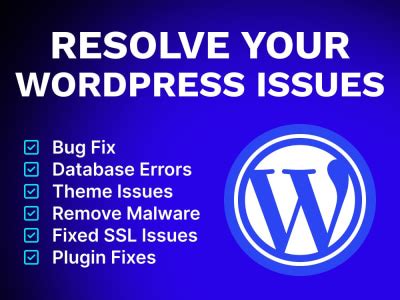 WordPress Website Fixed From Bug Issues Upwork