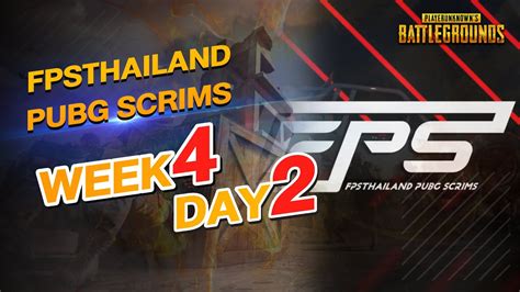 Highlights Pubg Fps Scrim Week4 Day2 Youtube