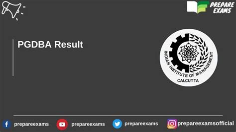Pgdba Result 2024 Score Card Cut Off Marks Merit List Prepareexams