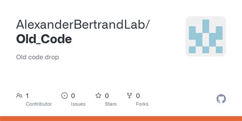 Github Alexanderbertrandlaboldcode Old Code Drop