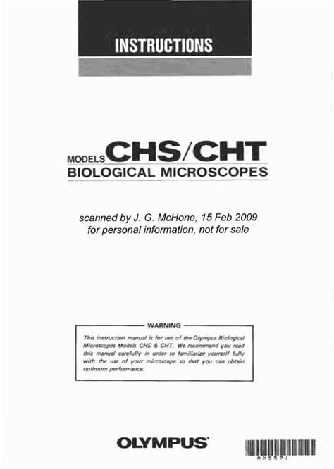 Olympus Chs Instructions Manual Pdf Download Manualslib